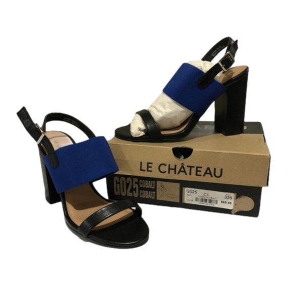 le chateau | Shoes | Host Pick Le Chateau Stacked Heel Sandals | Poshmark